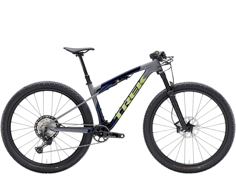 Trek Carbon Mountain Bike Supercaliber SLR 9.8 XT Gen 2 Carbon Smoke Blue Slate Green M