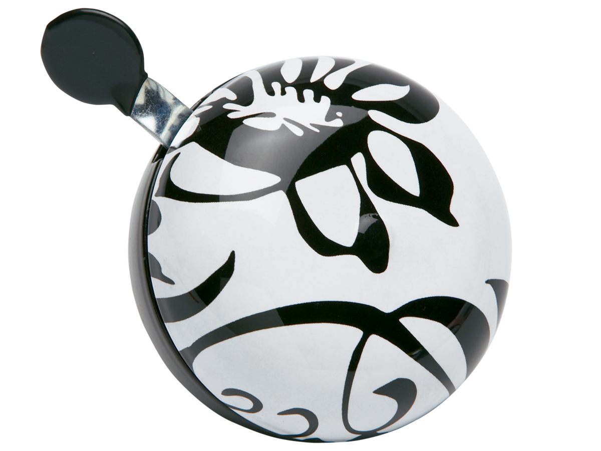 Electra Blanc et Noir Ding Dong Bike Bell - Trek Bikes