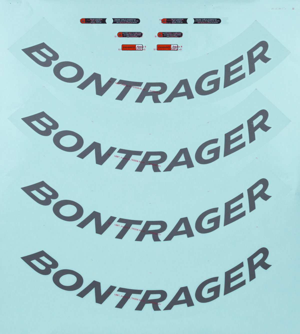 Bontrager Aeolus 9 D3 Rim Decal Sets - Trek Bikes (CA)