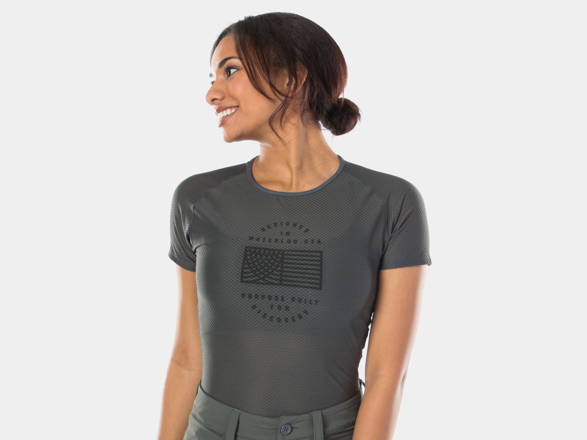 Dámské spodní cyklistické síťované tričko Bontrager s krátkým rukávem ...