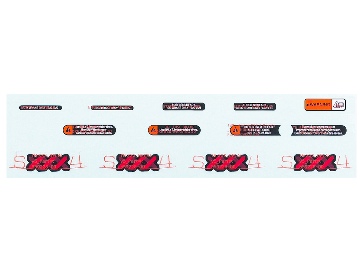 Bontrager Wheelsystem Replacement Aeolus XXX 4 Decals - Trek Bikes (CN)