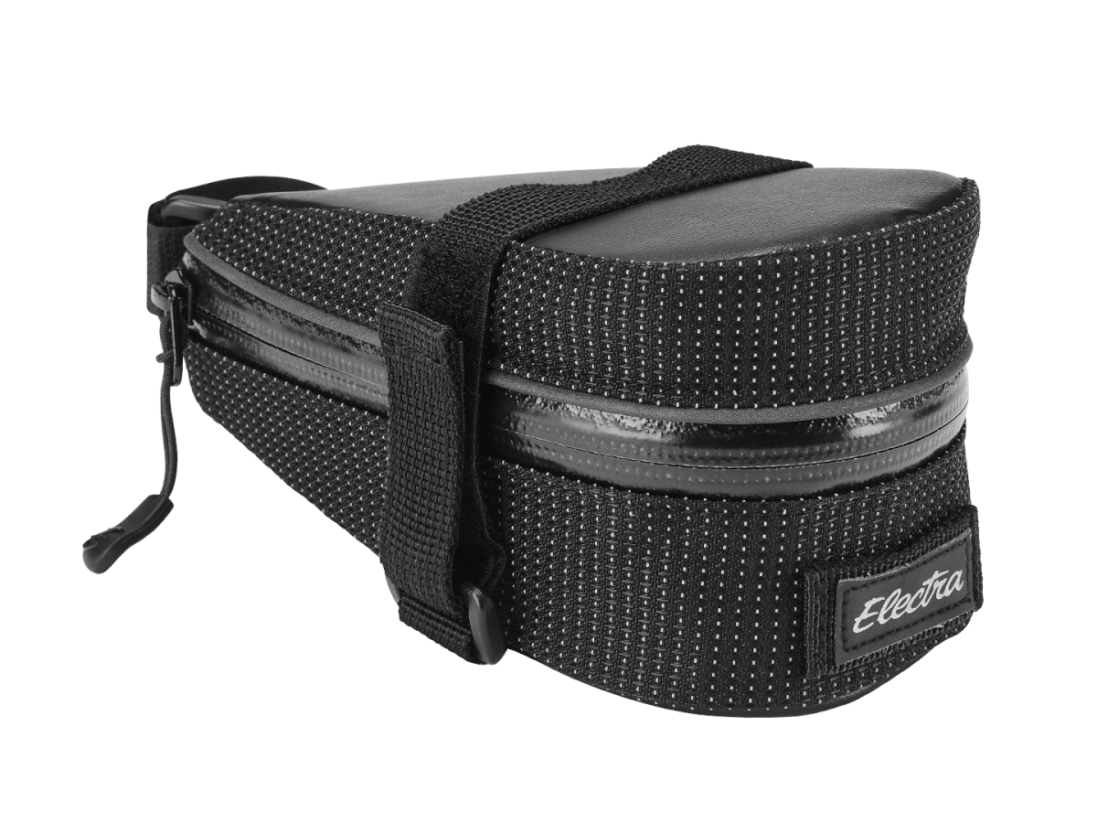 Electra Reflective Charcoal Saddle Bag - Electra Bikes (INE)