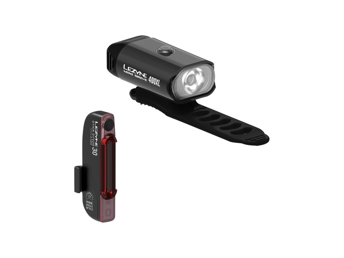 Lezyne Mini Drive 400XL/Stick Drive Light Set - Trek Bikes
