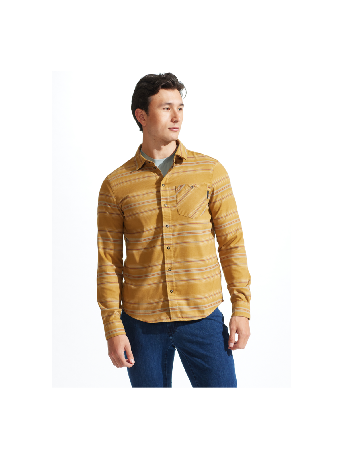 PEARL iZUMi Rove Long Sleeve Flannel Cycling Shirt - Trek Bikes