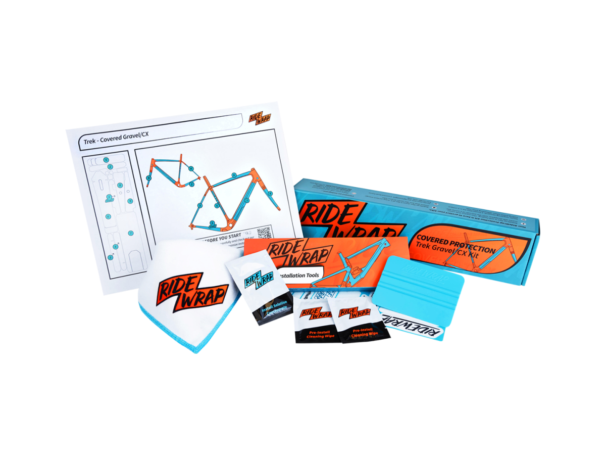 RideWrap Gloss Covered Frame Protection Kit designed to fit Trek Gravel ...