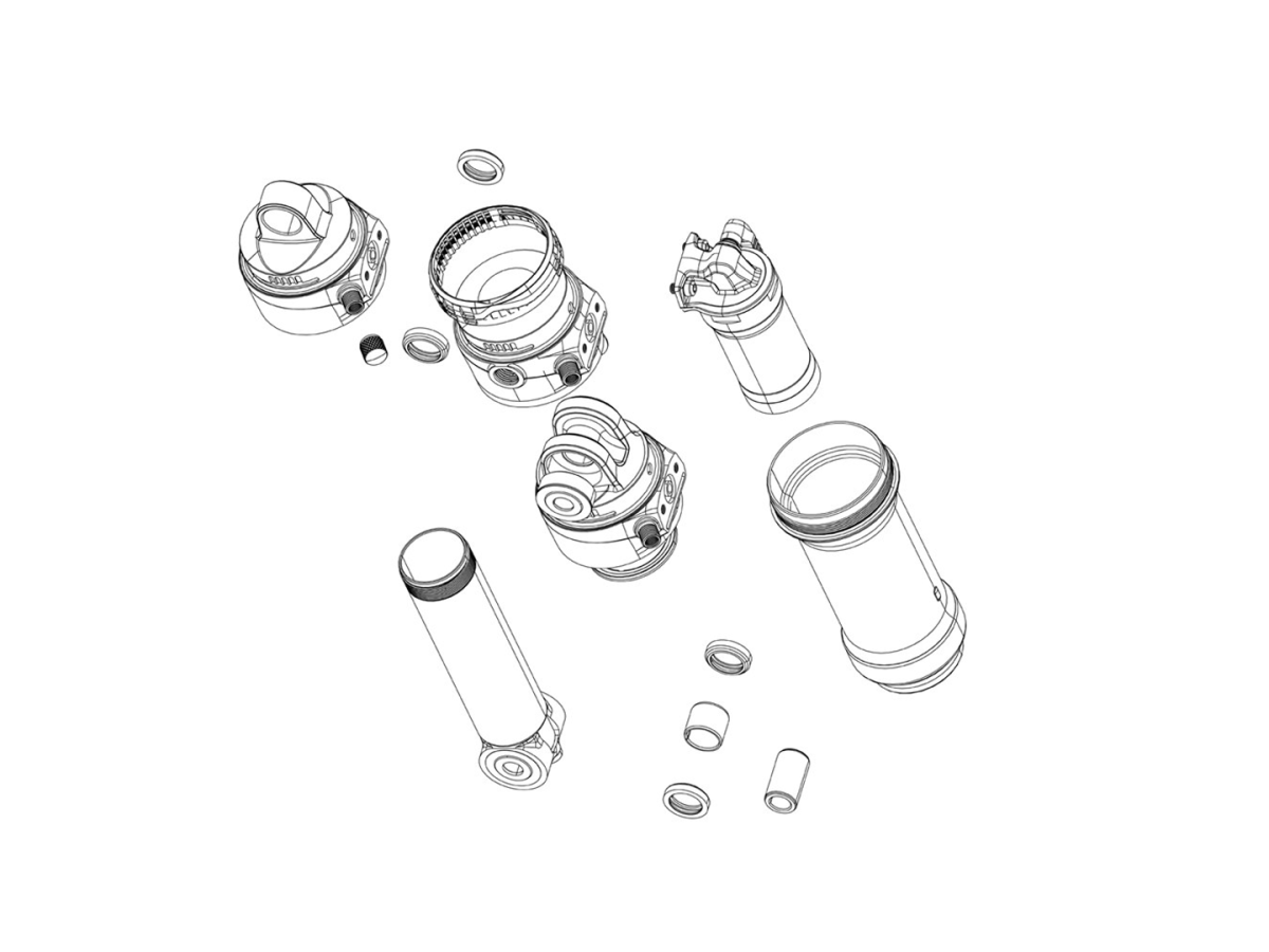 RockShox Super Deluxe Thrushaft Positive Volume Reducer Kit - Trek Bikes