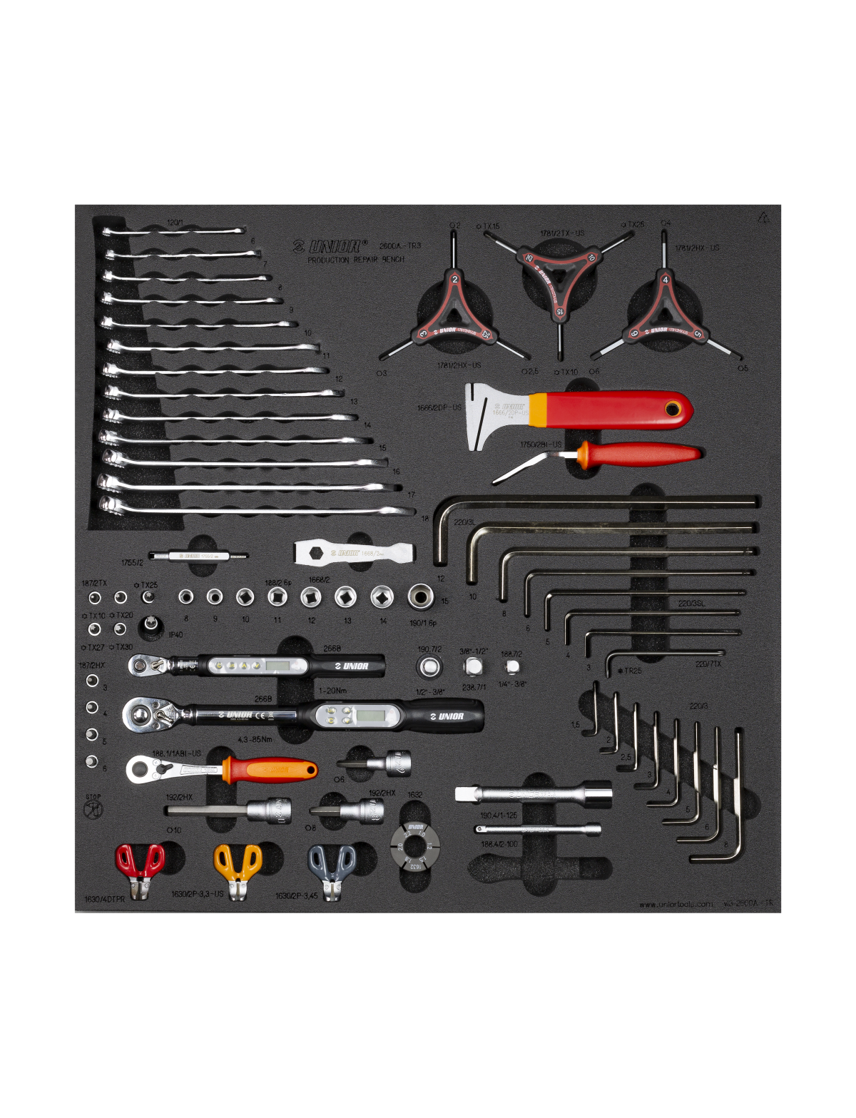 Unior Production Bench Drawer 3 Tool Tray Set - Trek Bikes