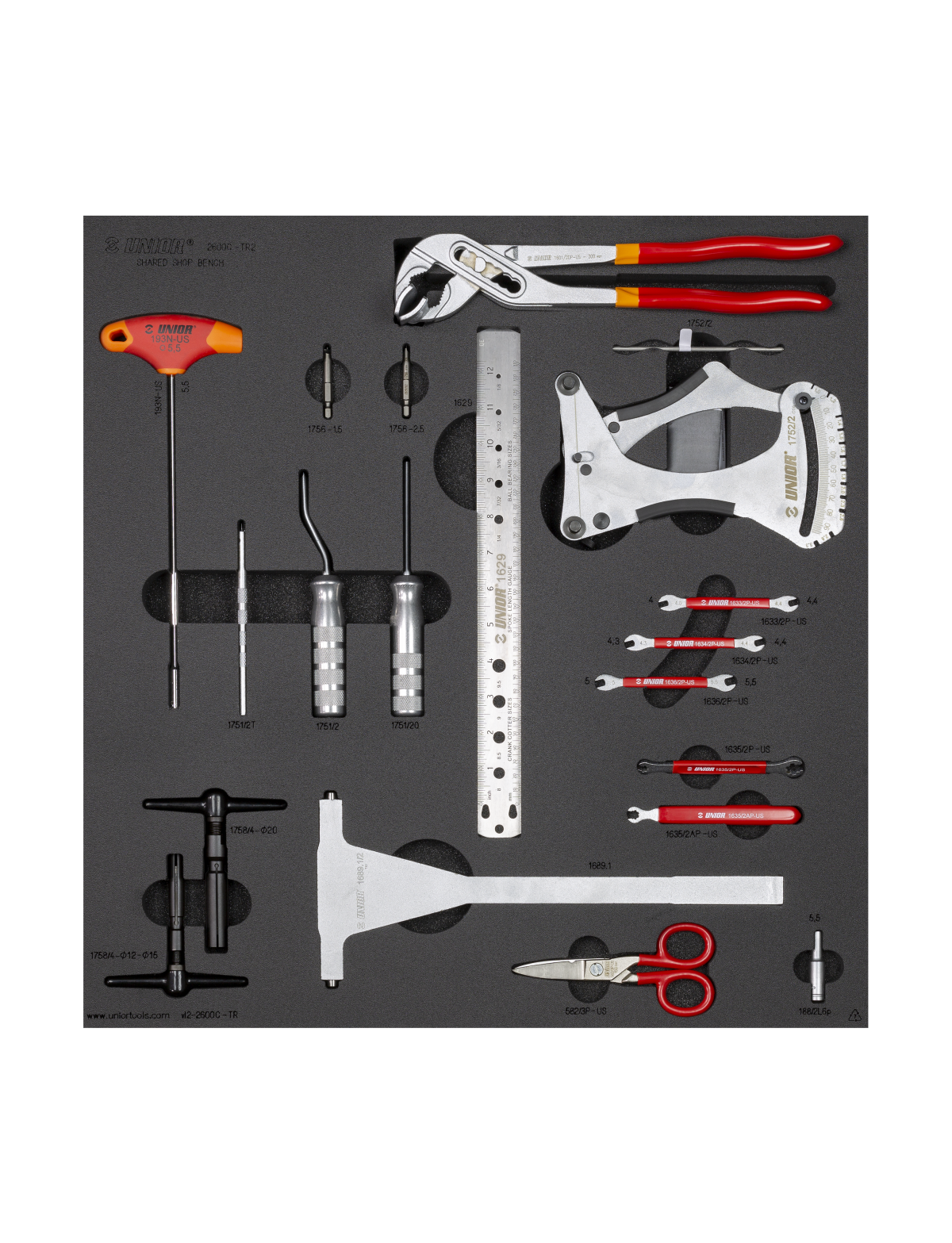 Unior Shared Bench Drawer - 2 Tool Tray Set - Trek Bikes